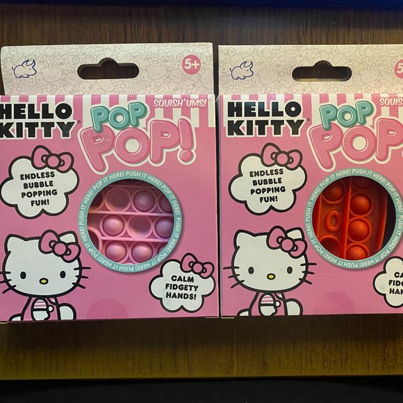 Toys | Hello Kitty Squish Ums Pop Pop Fidget Toy You Choose | Poshmark